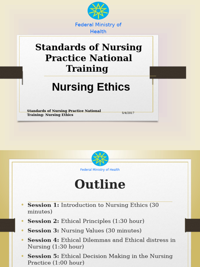 Nursing Ethics Training Standards Guide | PDF | Nursing | Value (Ethics)