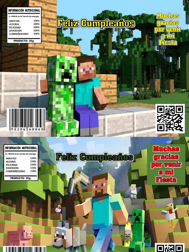 Minecraft ChipsBags | PDF