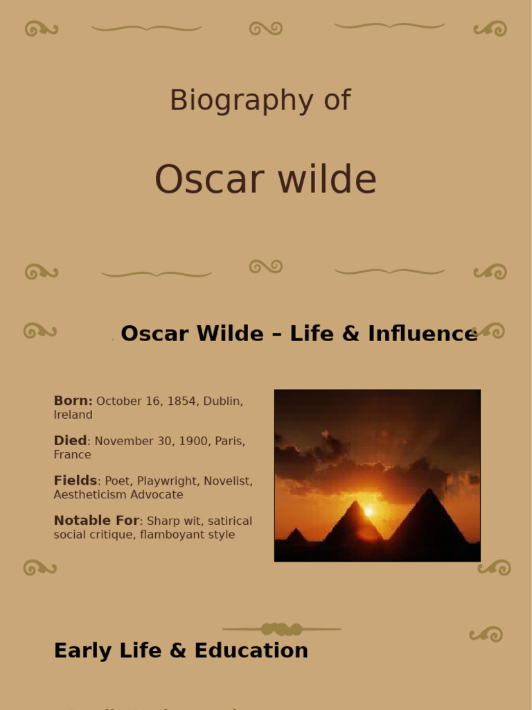 Oscar Wilde | PDF