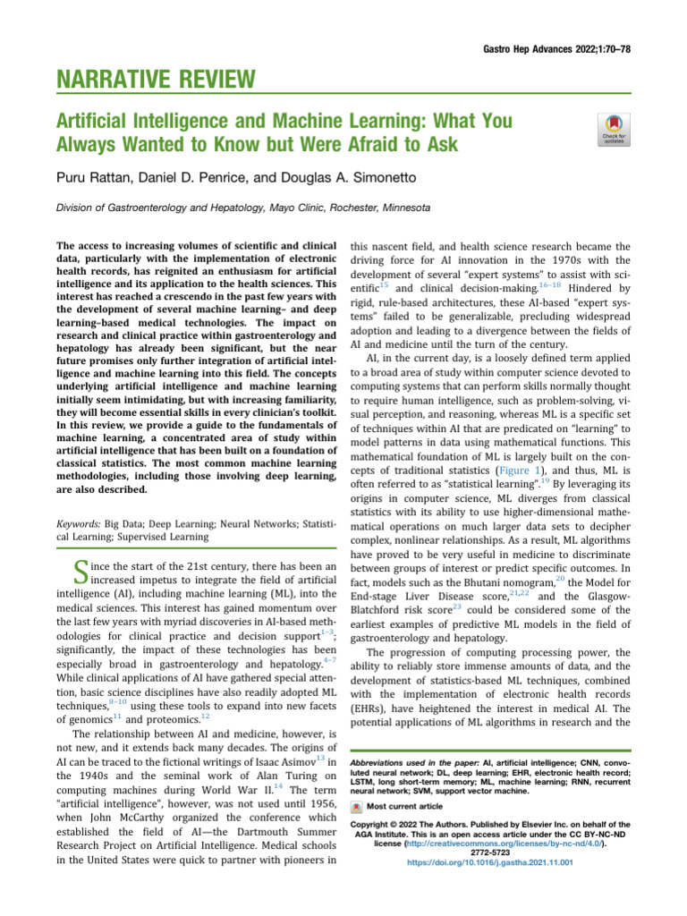 Arti Cial Intelligence and Machine Learning | PDF | Machine Learning ...