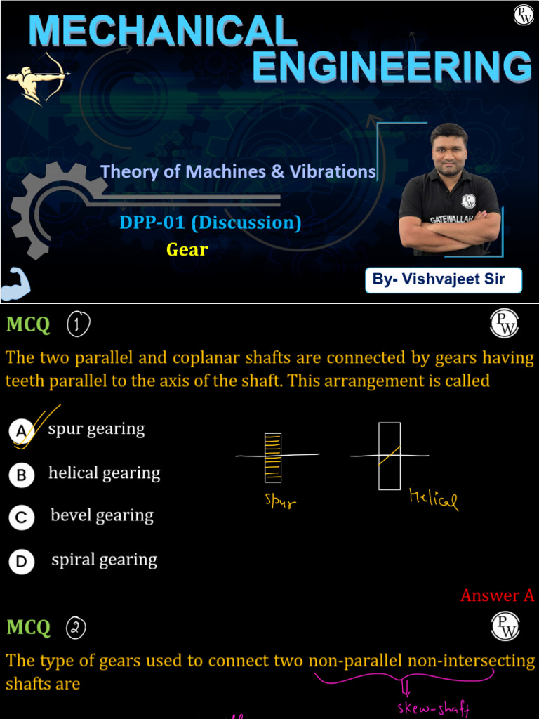 Gear - DPP 01 Discussion Notes | PDF