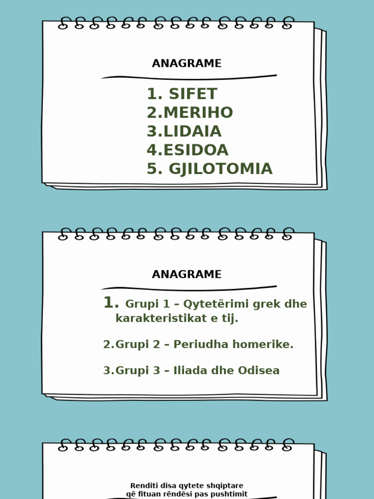 Fillet e Qytetërimit Grek. | PDF