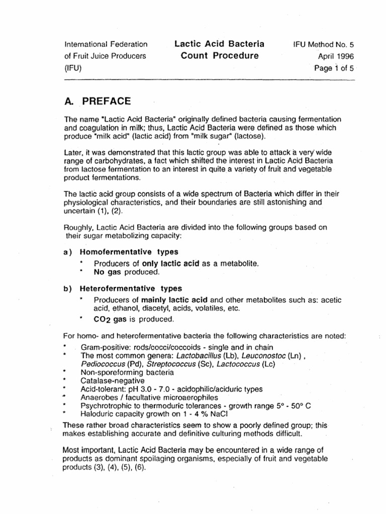 IFU Microbiological Method 5 | PDF