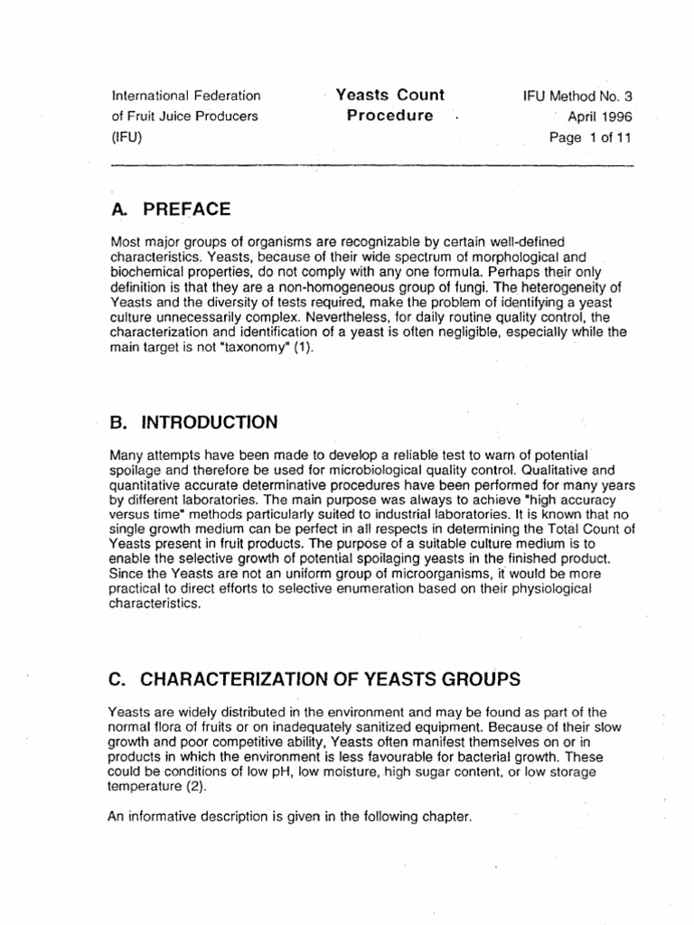 IFU Microbiological Method 3 | PDF