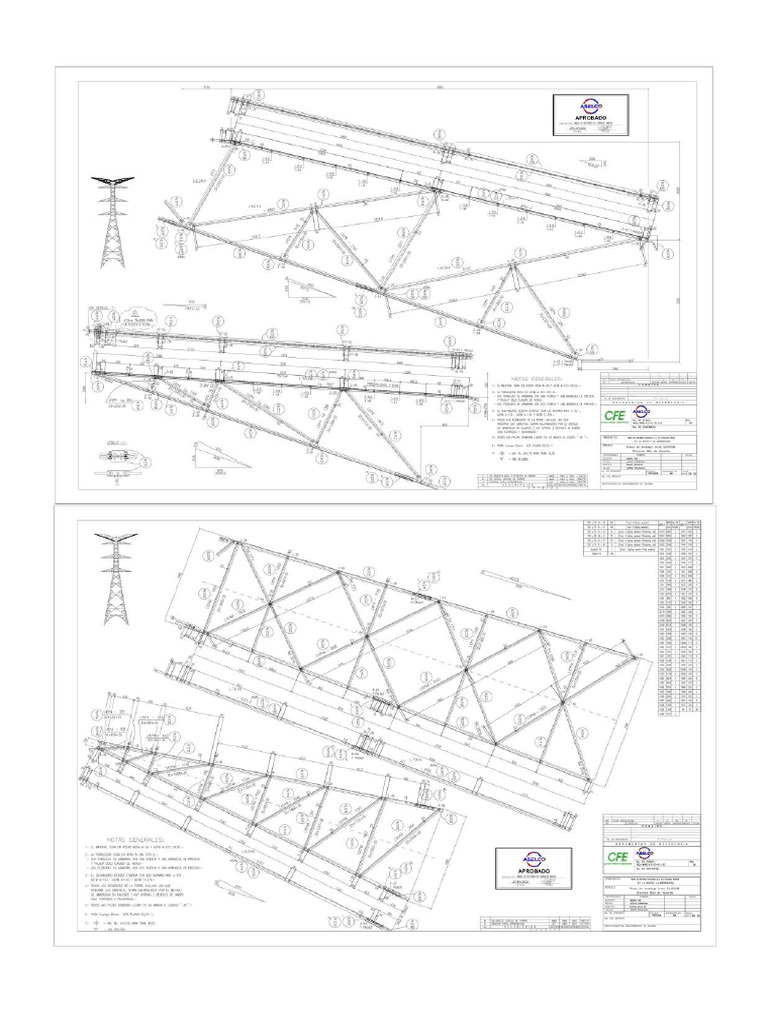 Planos Torres 115 KV | PDF