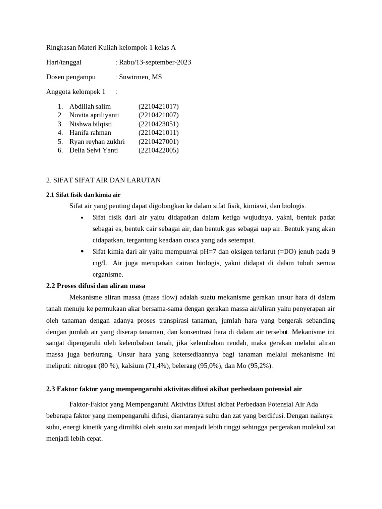 RMK Kelompok 1 Fistum | PDF