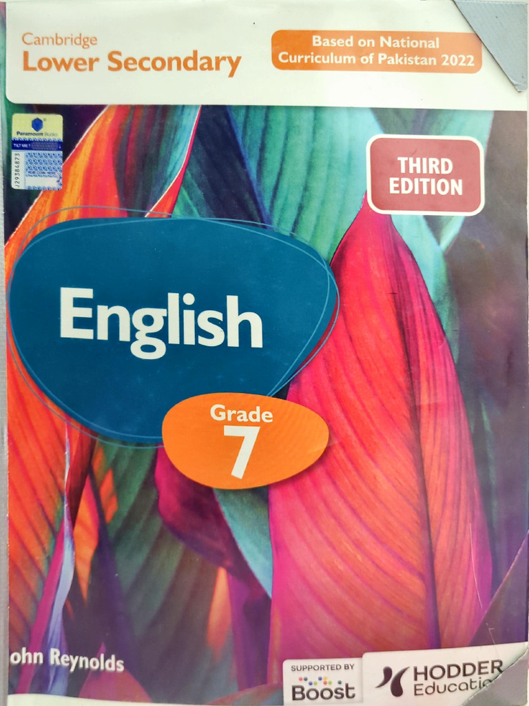 English First Half Book Grade 7 | PDF