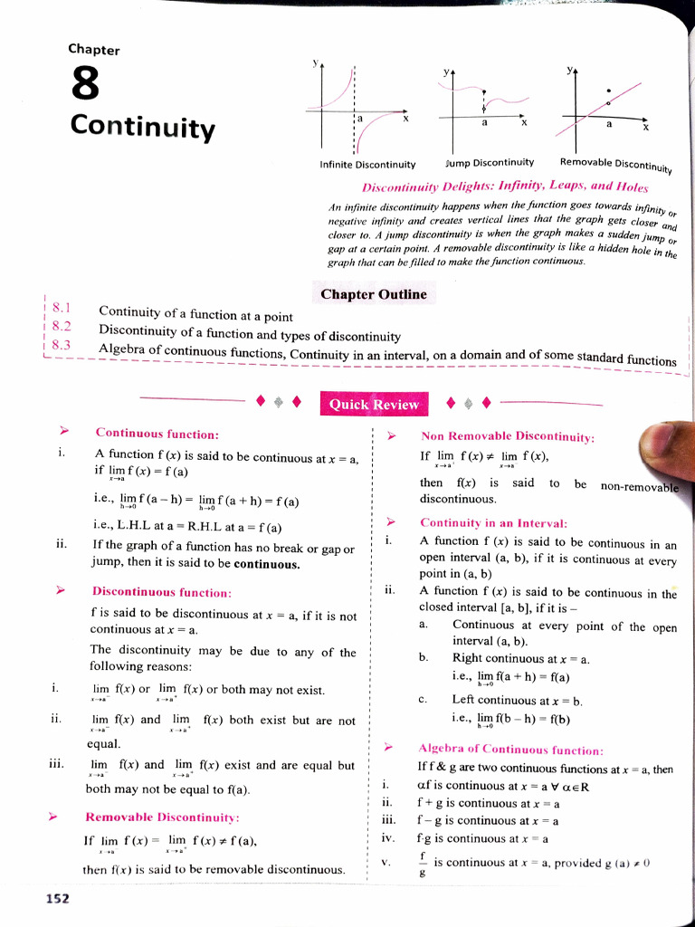 Chapter 8 Continuity (CET) | PDF | Continuous Function | Function (Mathematics)
