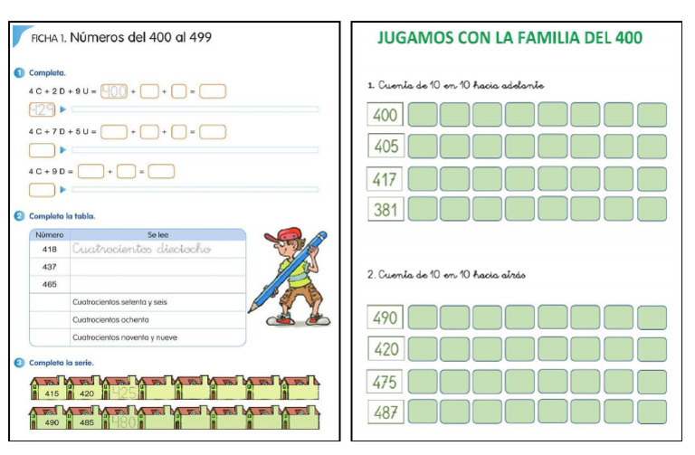 FICHA Del 400 Al 499 | PDF