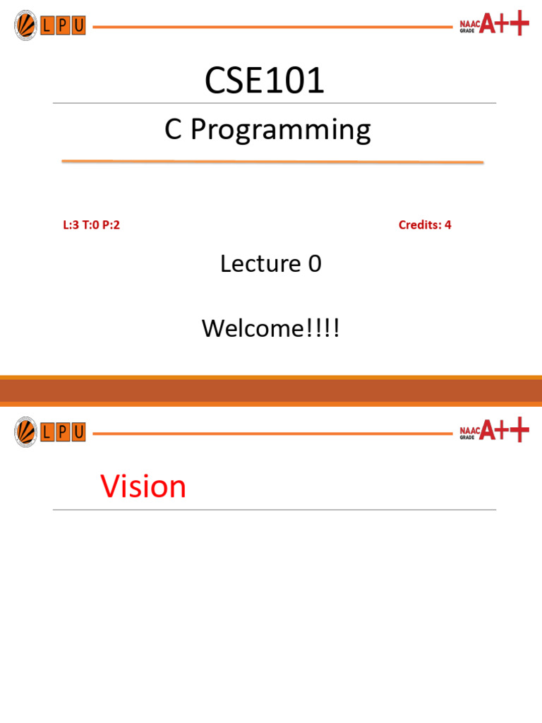 A154107982 - 14 - 2025 - CSE101 Lec0 | PDF | Engineering | Computer Programming