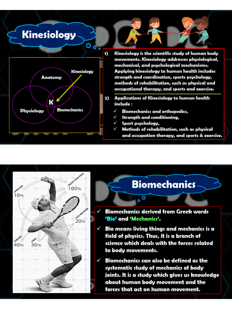 Fundamentals of Kinesiology and Biomechanics in Sports | PDF ...