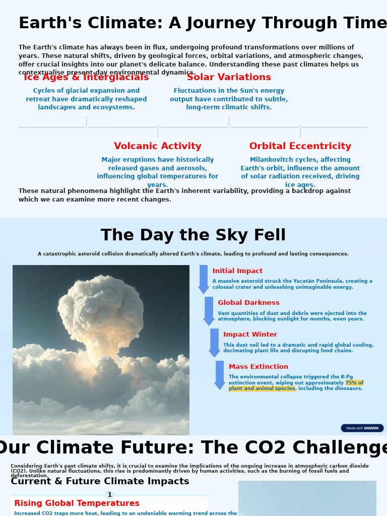 Earth's Climate History and Future Insights | PDF | Climate | Climate ...