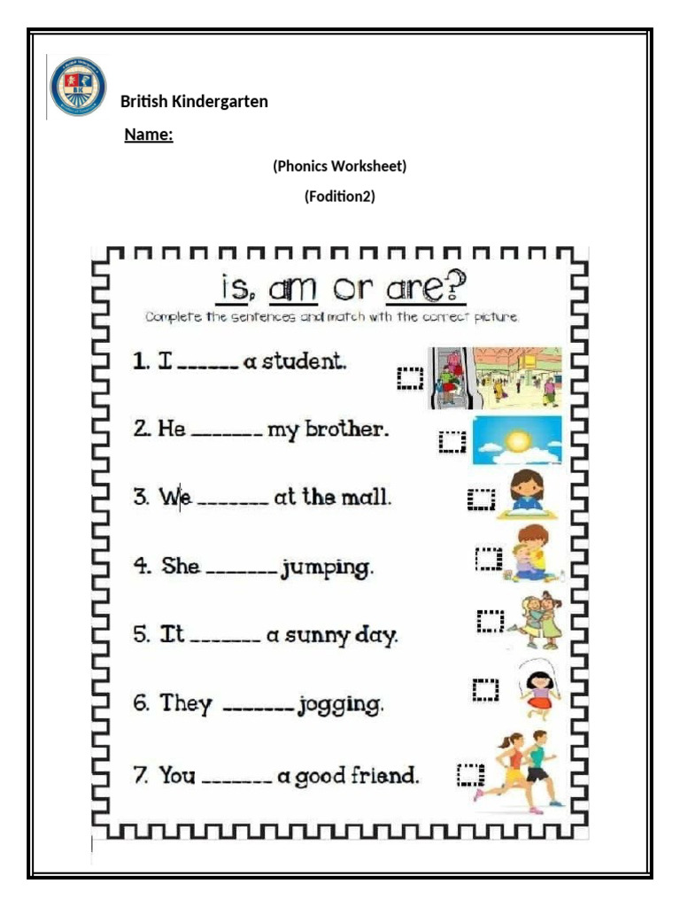 Verb To Be. 3 | PDF