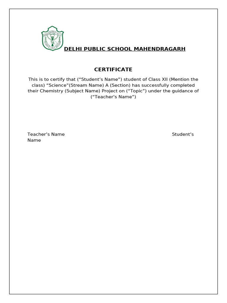 Certificate | PDF
