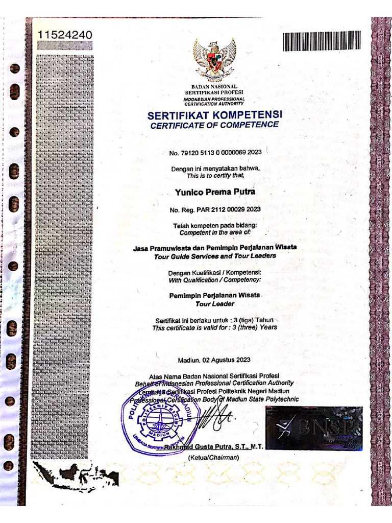 Additional Certificate | PDF