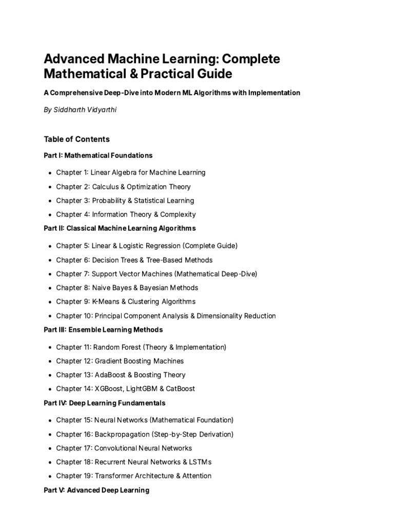 advanced_ML | PDF | Machine Learning | Eigenvalues And Eigenvectors