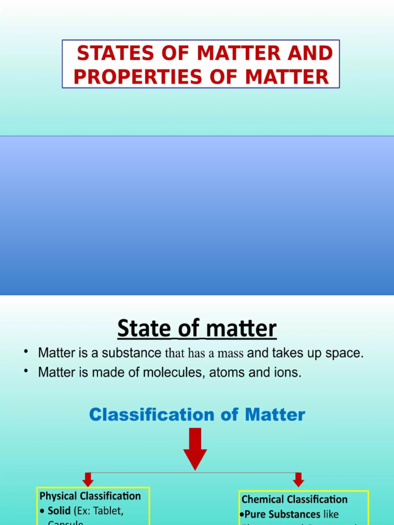 Unit 2 States of Matter | PDF