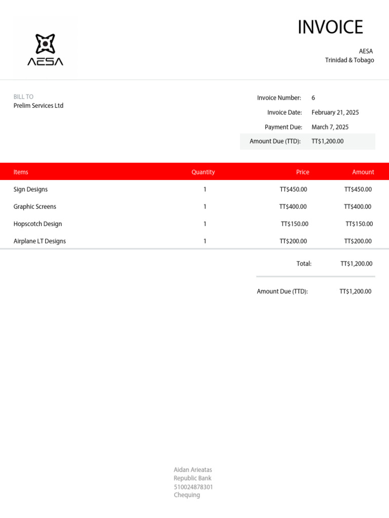 Invoice 6 2025-03-07 | PDF