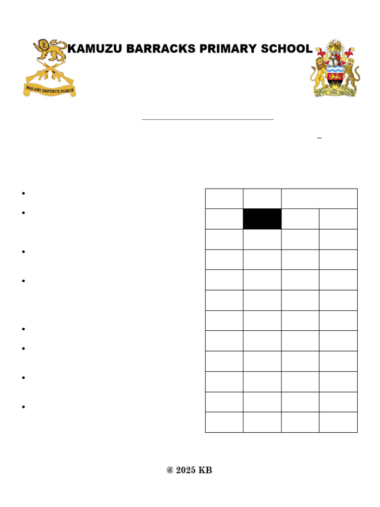 2025 KB Mock - Mathematics | PDF | Area | Euclidean Geometry