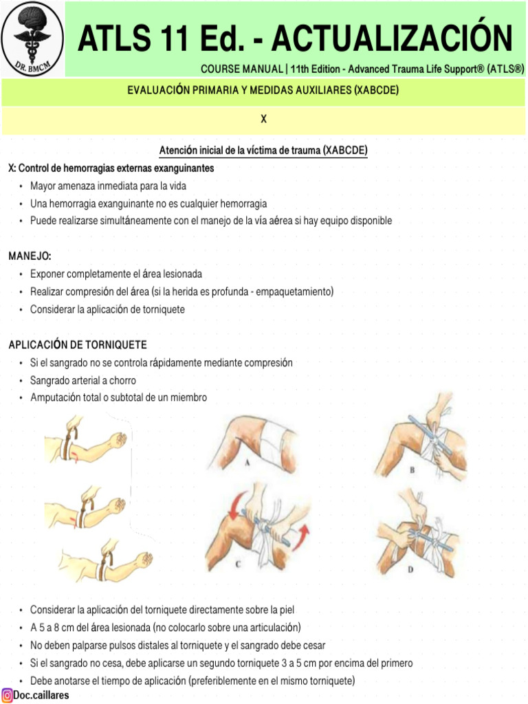 Atls 11 Ed Actualizacion | PDF | Respiración | Medicina CLINICA