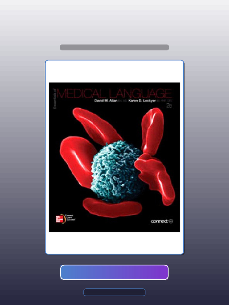 Essentials of Medical Language, 2nd M. Edition, David Allan, Karen D ...