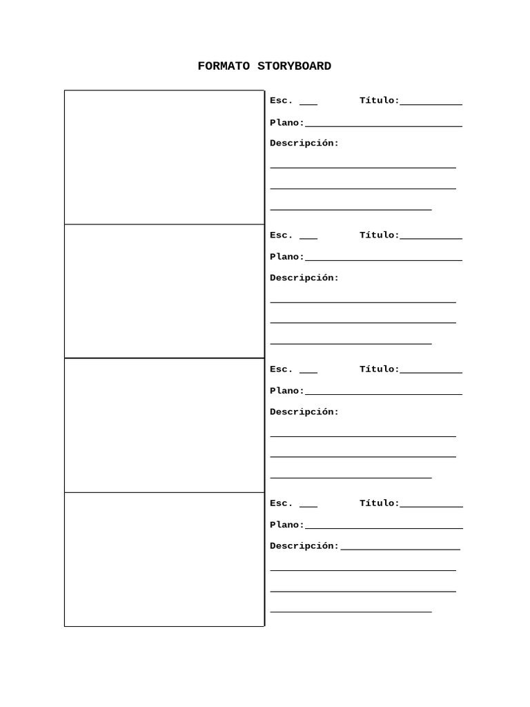 Form A To Storyboard | PDF