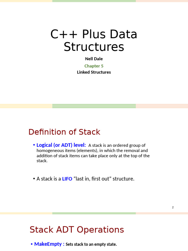 Chapter 5 Linked Structures | PDF | Queue (Abstract Data Type) | Pointer (Computer Programming)