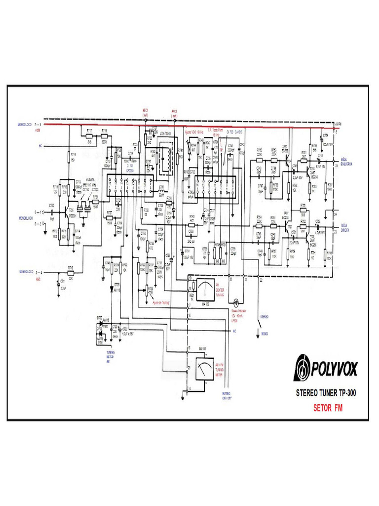 Polyvox Tp-300 Diagrama FM | PDF