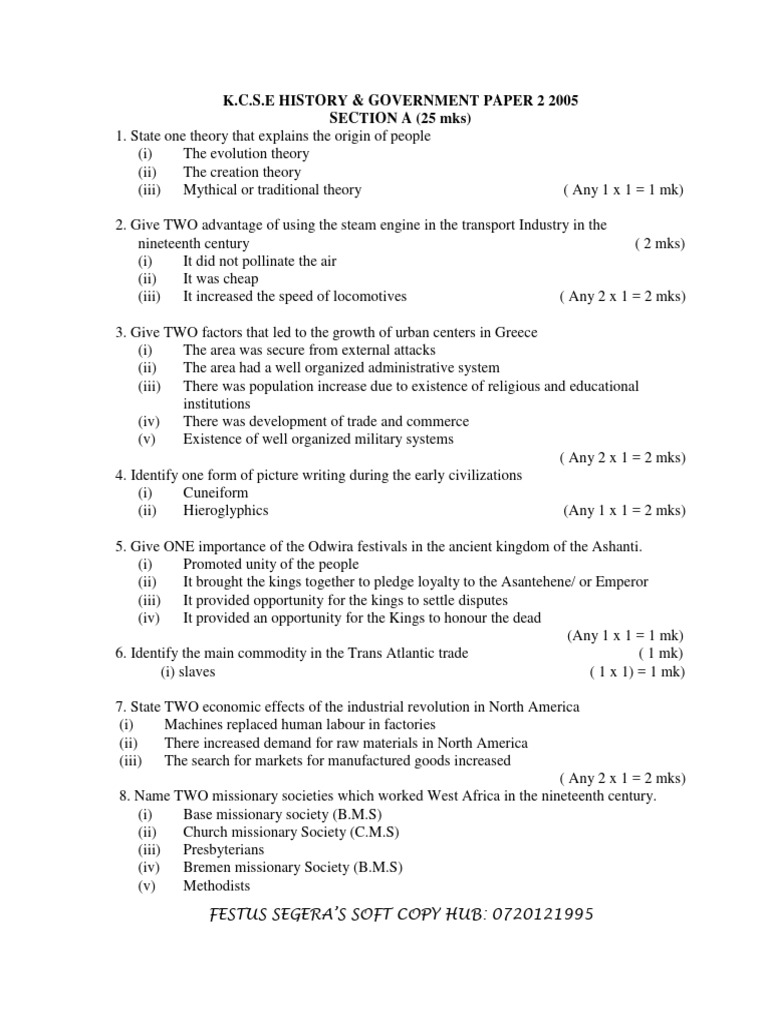 History pp2 MS | PDF | Monarchy Of The United Kingdom | Agriculture