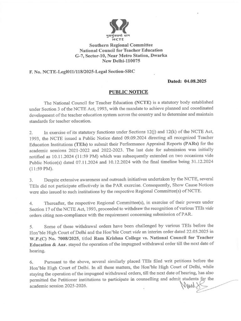 Public Notice SRC 04-08-2025 | PDF
