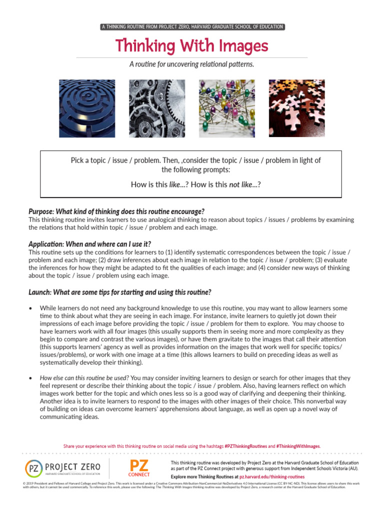 Thinking With Images Routine | PDF | Thought | Human Communication