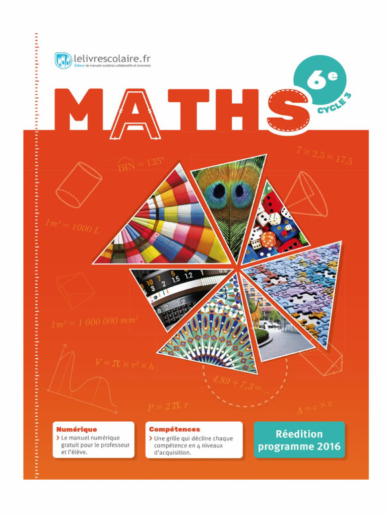 Maths 6eme (Communaute Enseignants) (Z-Library) | PDF