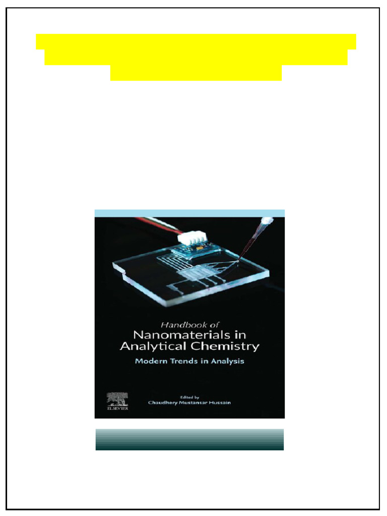 Handbook of Nanomaterials in Analytical Chemistry: Modern Trends in Analysis Chaudhery Mustansar ...