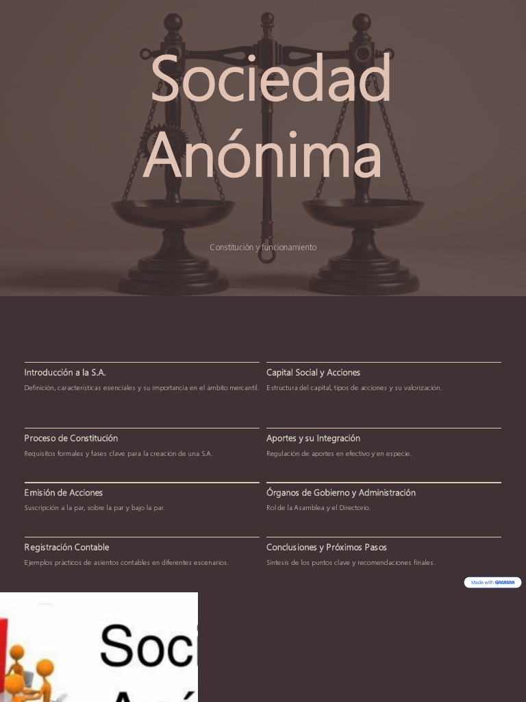 La Sociedad Anonima | PDF