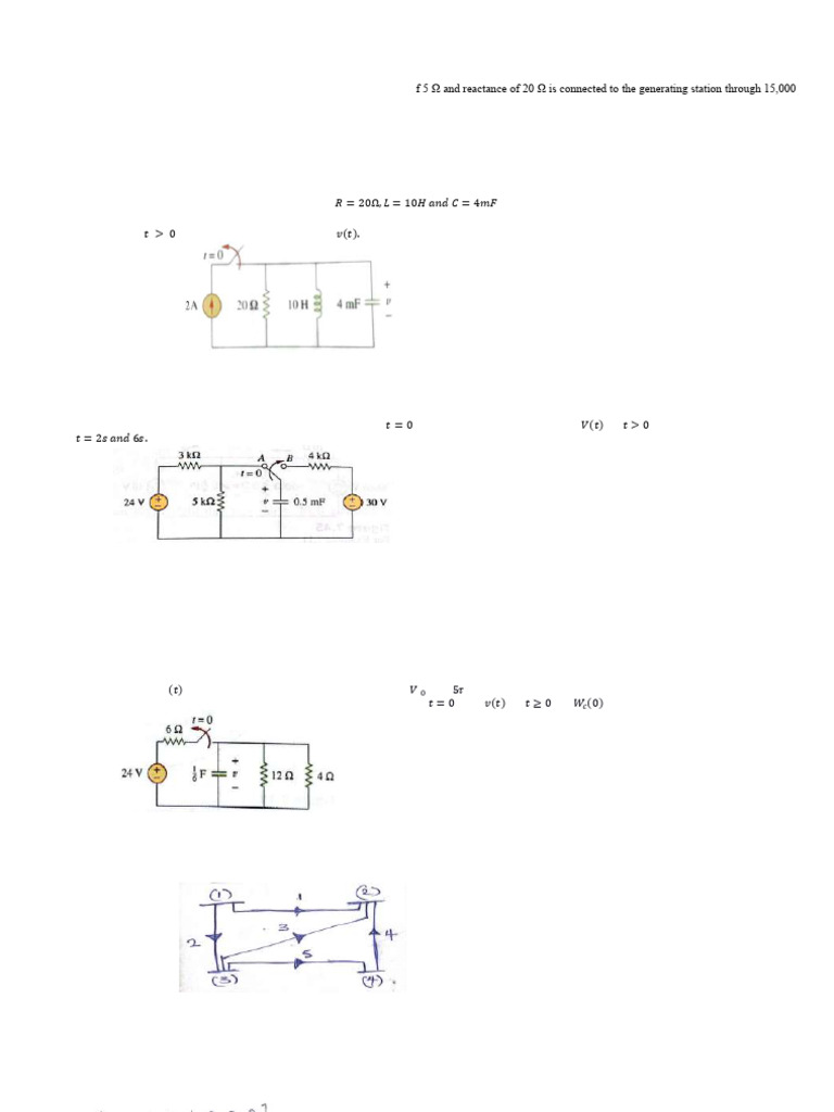 Electric Circuit Theory 1 | PDF | Electrical Network | Electric Power Transmission