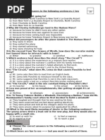 SEA Practice Test ELA Answer Key | PDF