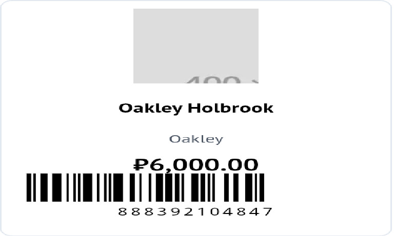 Oakley Holbrook Label | PDF
