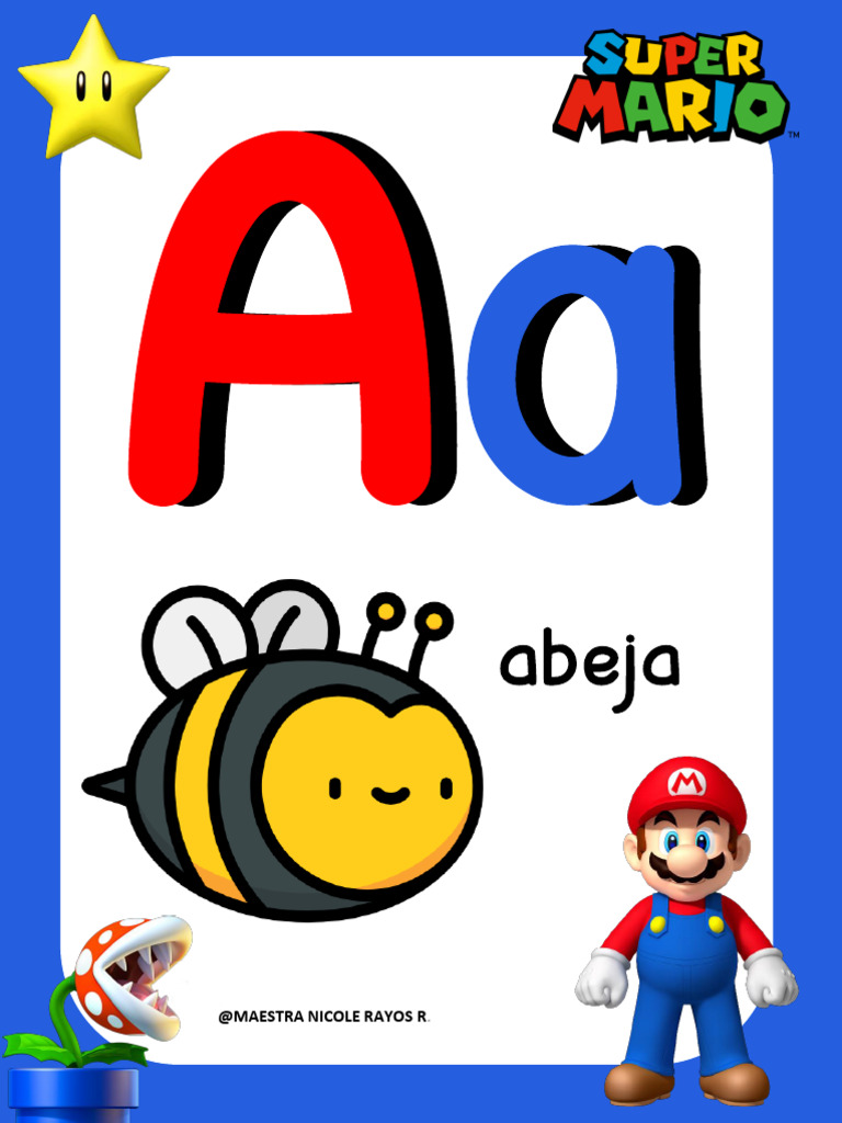 Abecedario de Mario Bros | PDF