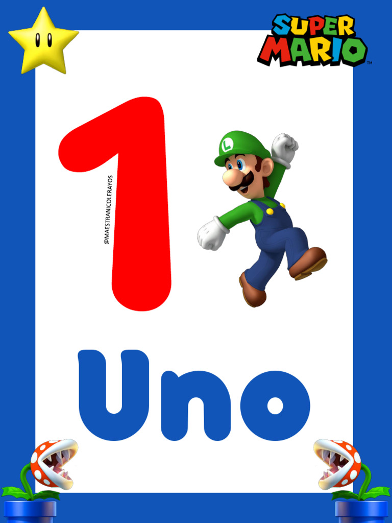 Números de Mario Bros | PDF