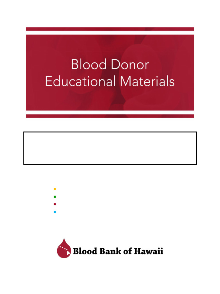 Donor History Questionnaire Guidelines | PDF | Blood Donation | Hiv/Aids
