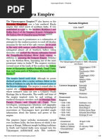 Map Showing The Vijayanagara Empire With Capital City and Current ...