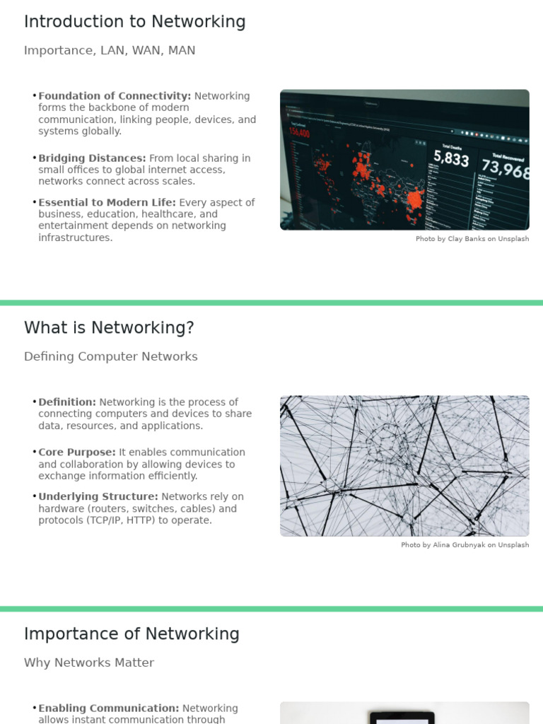 Understanding Networking Types and Importance | PDF | Computer Network ...