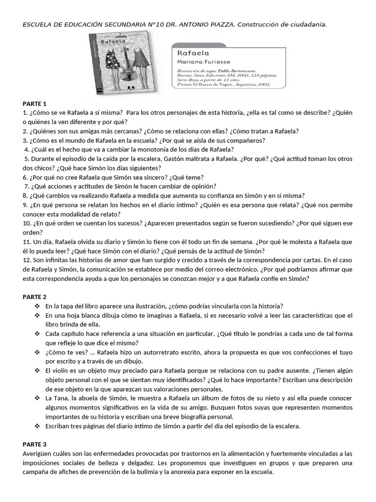 Guia para Abordar RAFAELA - Libro | PDF