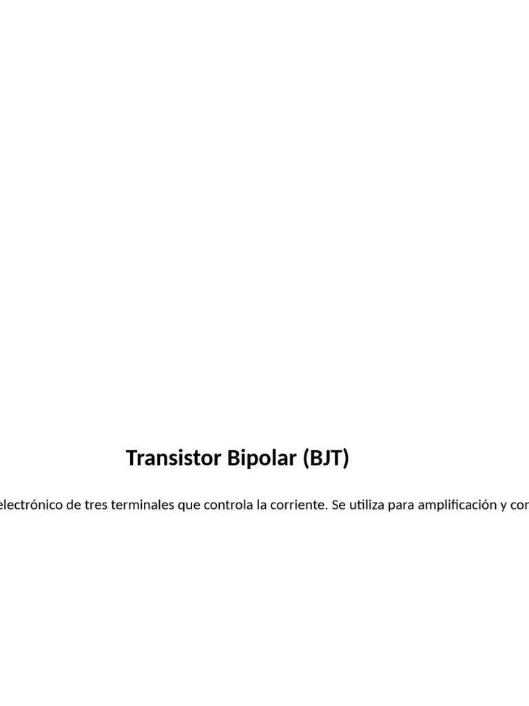 Transistor Bipolar | PDF