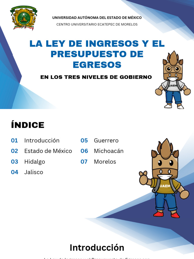Ley de Ingresos y Egresos en México | PDF | Impuestos | Presupuesto