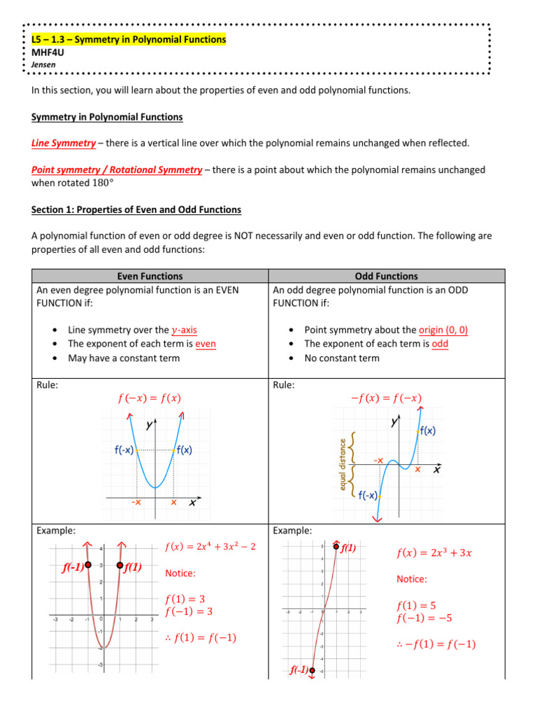 Line Symmetry Point Symmetry / Rotational Symmetry: L5 - 1.3 - Symmetry ...