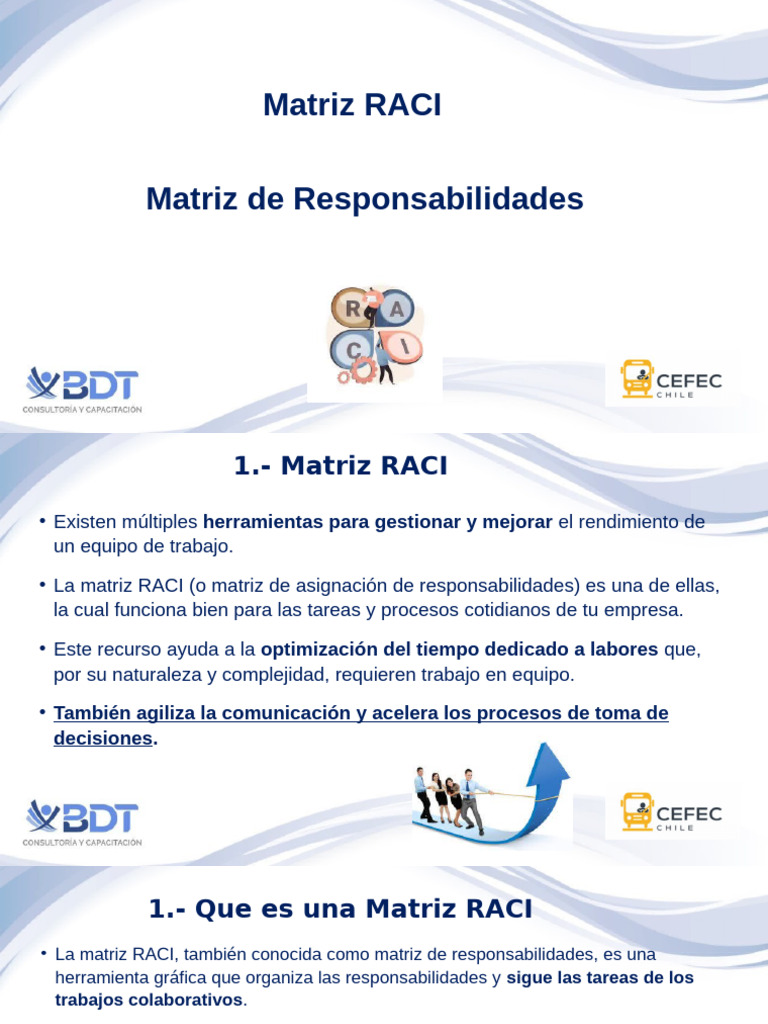 Guía Completa sobre la Matriz RACI | PDF | Matriz (Matemáticas)