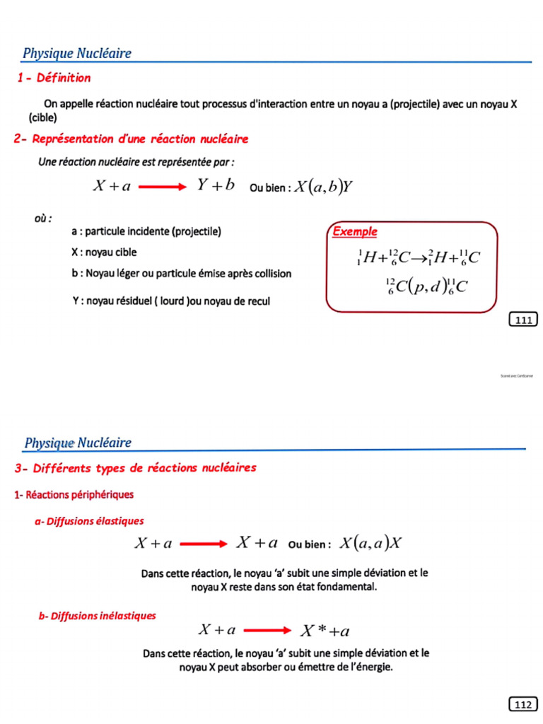 Réaction Nucléaire | PDF