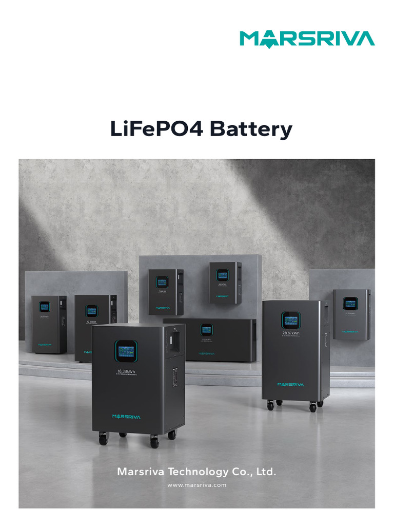 Marsriva LiFePO4 Battery Specifications | PDF | Series And Parallel ...