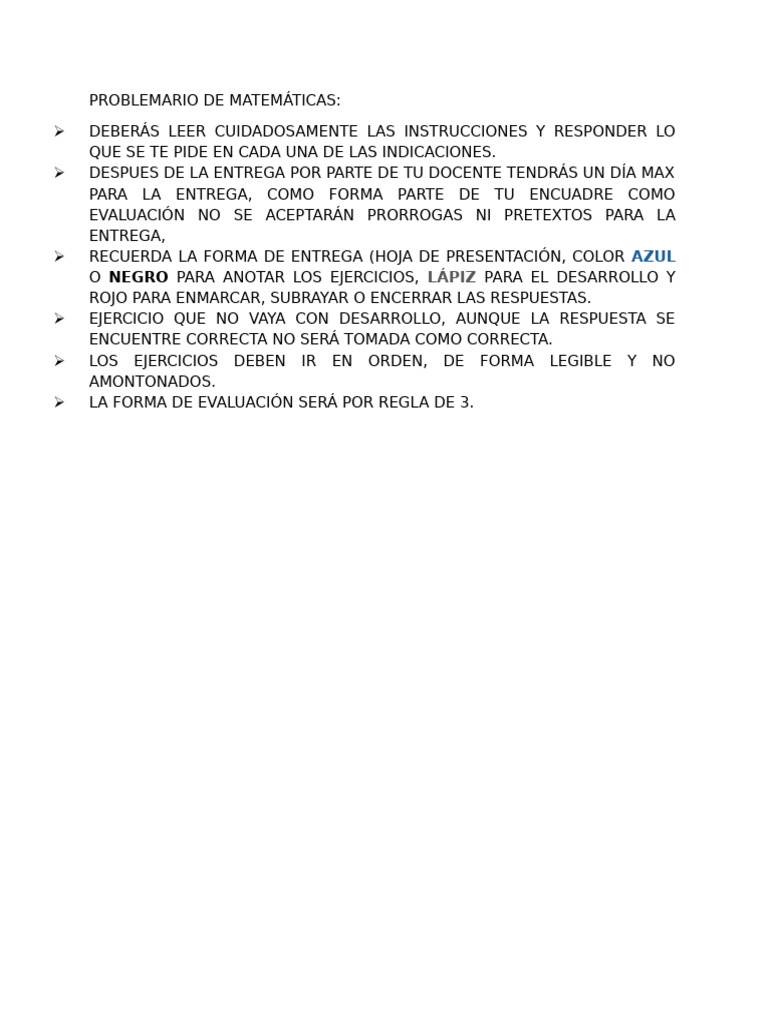 Problemario 2025 | PDF